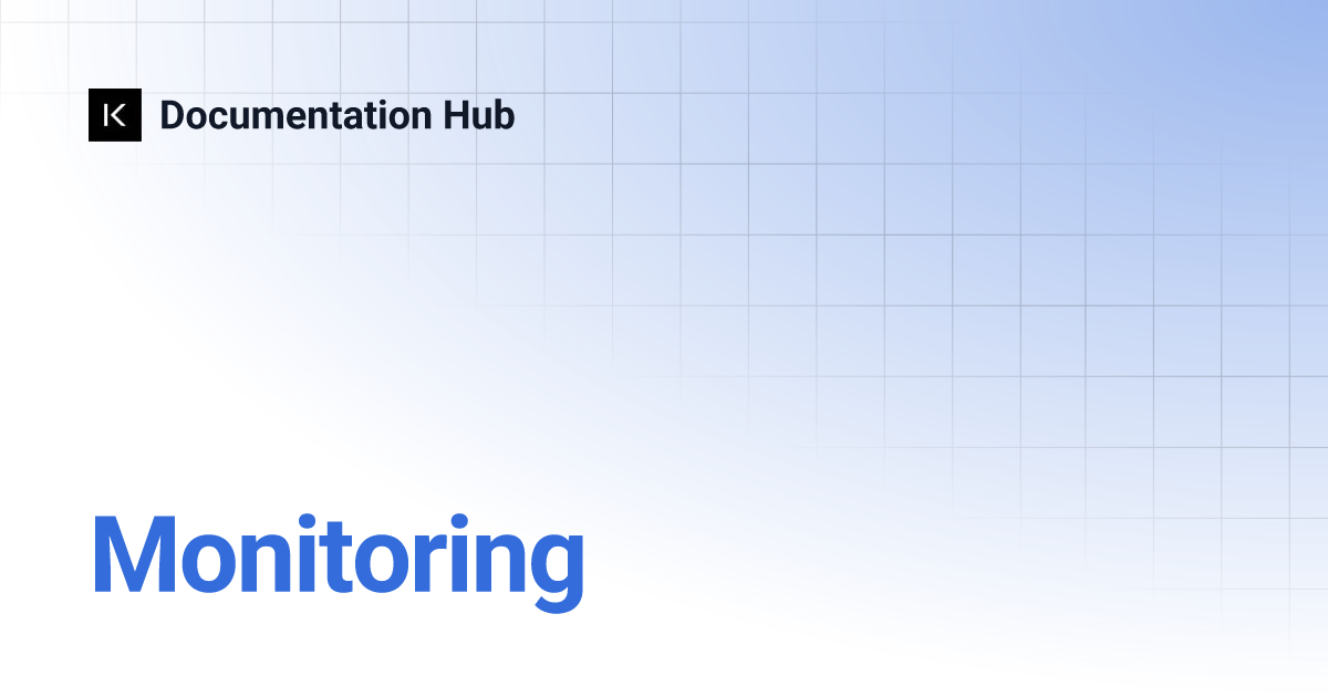 Monitoring Documentation Hub